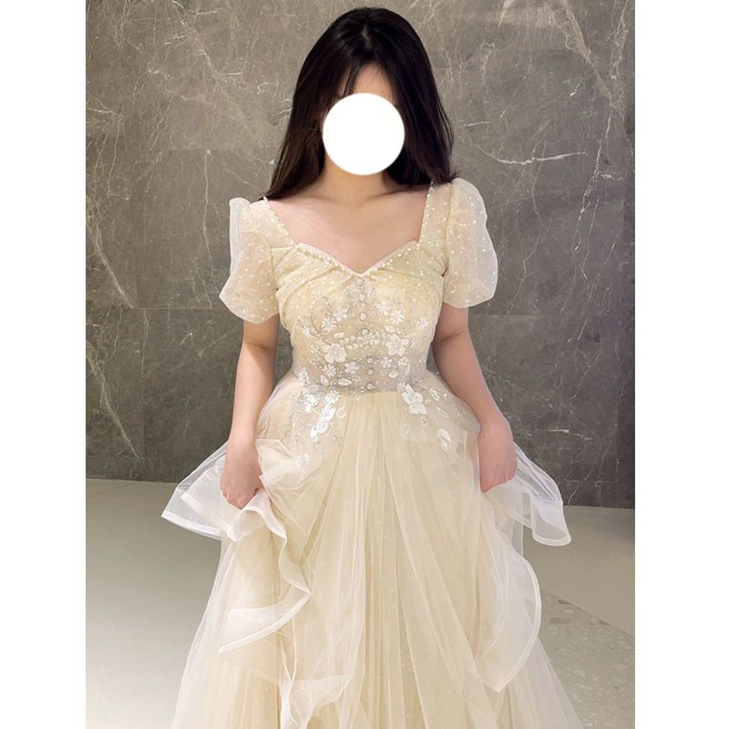 Princess Style Tulle Tutu Skirt Evening Dress for Women Banquet18Year ...