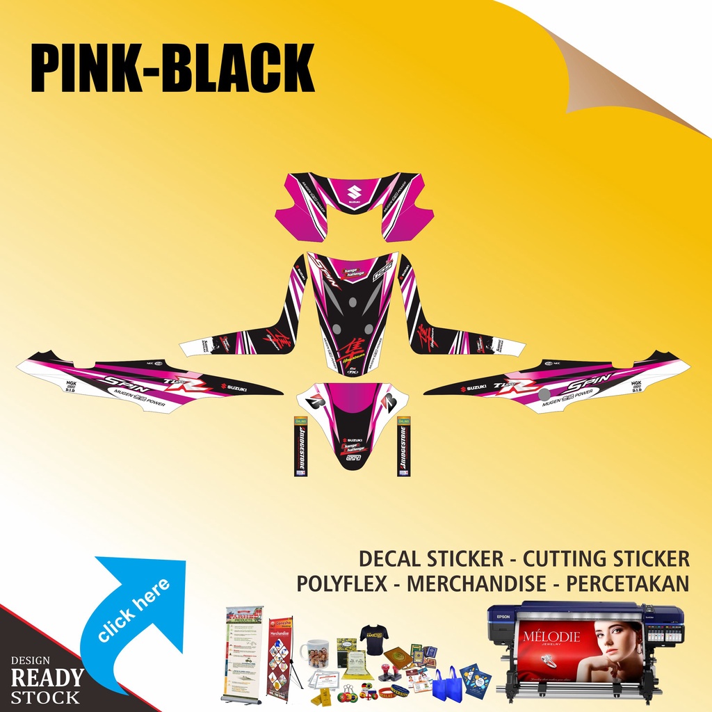 Suzuki SPIN HAYABUSA DECAL STICKER | Shopee Philippines