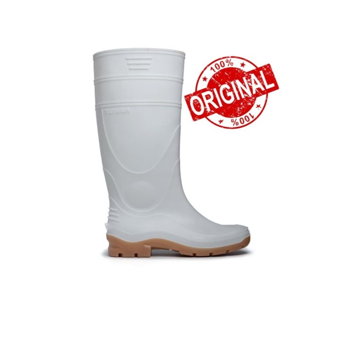 AP TERRA RUBBER BOOTS (WHITE & YELLOW) | Shopee Philippines