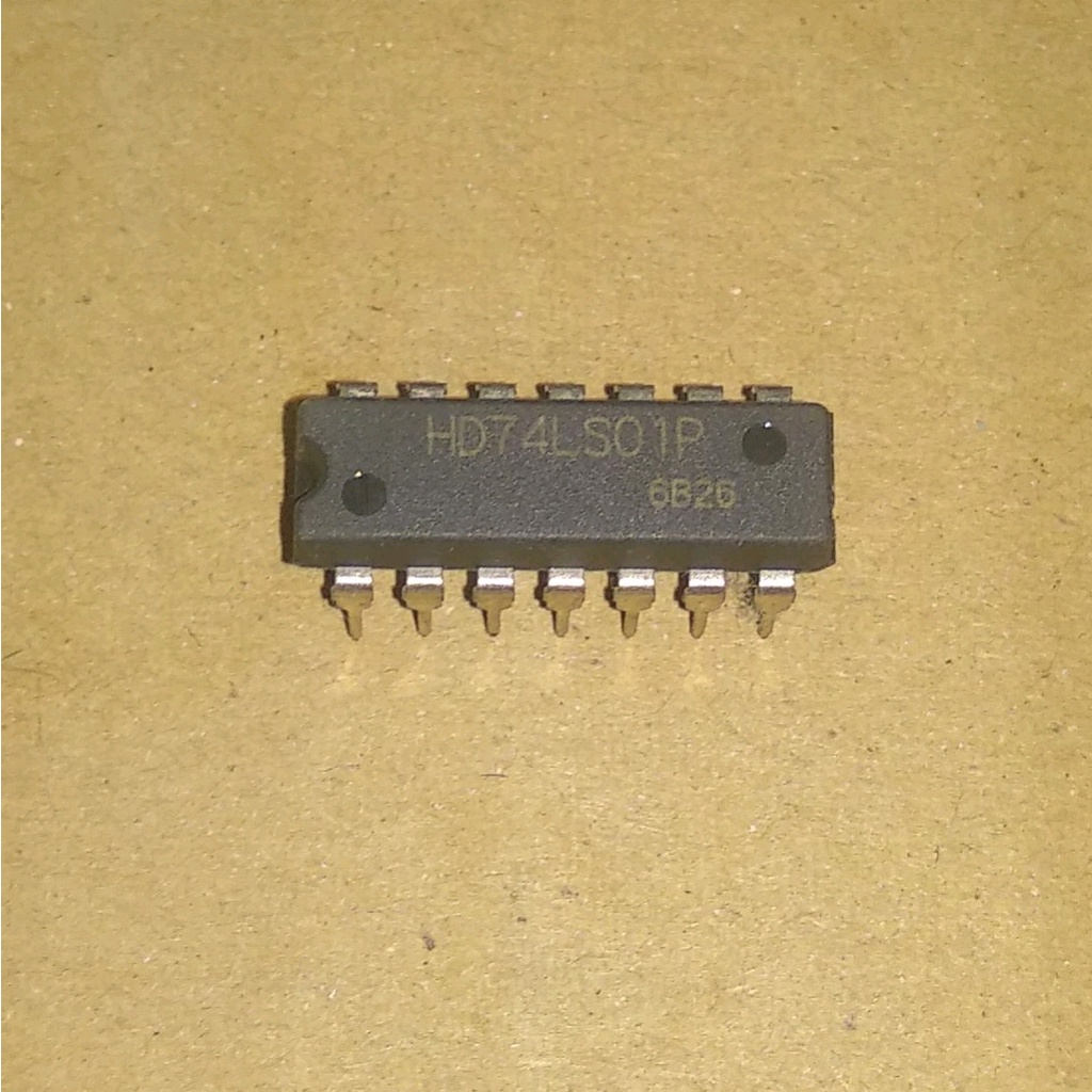 Ic 74ls01 Series 7401 Dm74ls01 Hd74ls01 Sn74ls01 Ttl Sn74ls01n