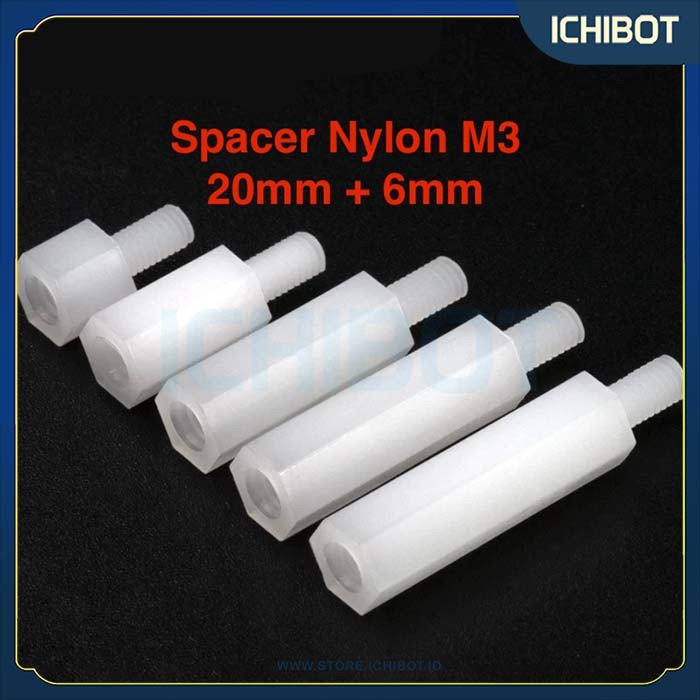 20mm Plastic Spacer M3 Length 20mm+6mm | Shopee Philippines