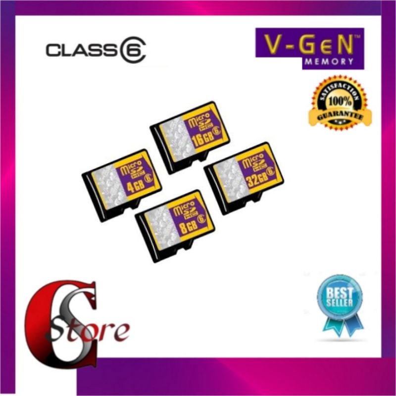 Best PRICE NEW V-GEN MEMORY CARD 4GB/8GB/16GB/32GB/64GB (NON PACKING ...