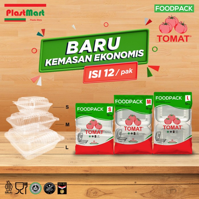 Tomato Foodpack Contains 12 pcs / Food container / Modern Food ...