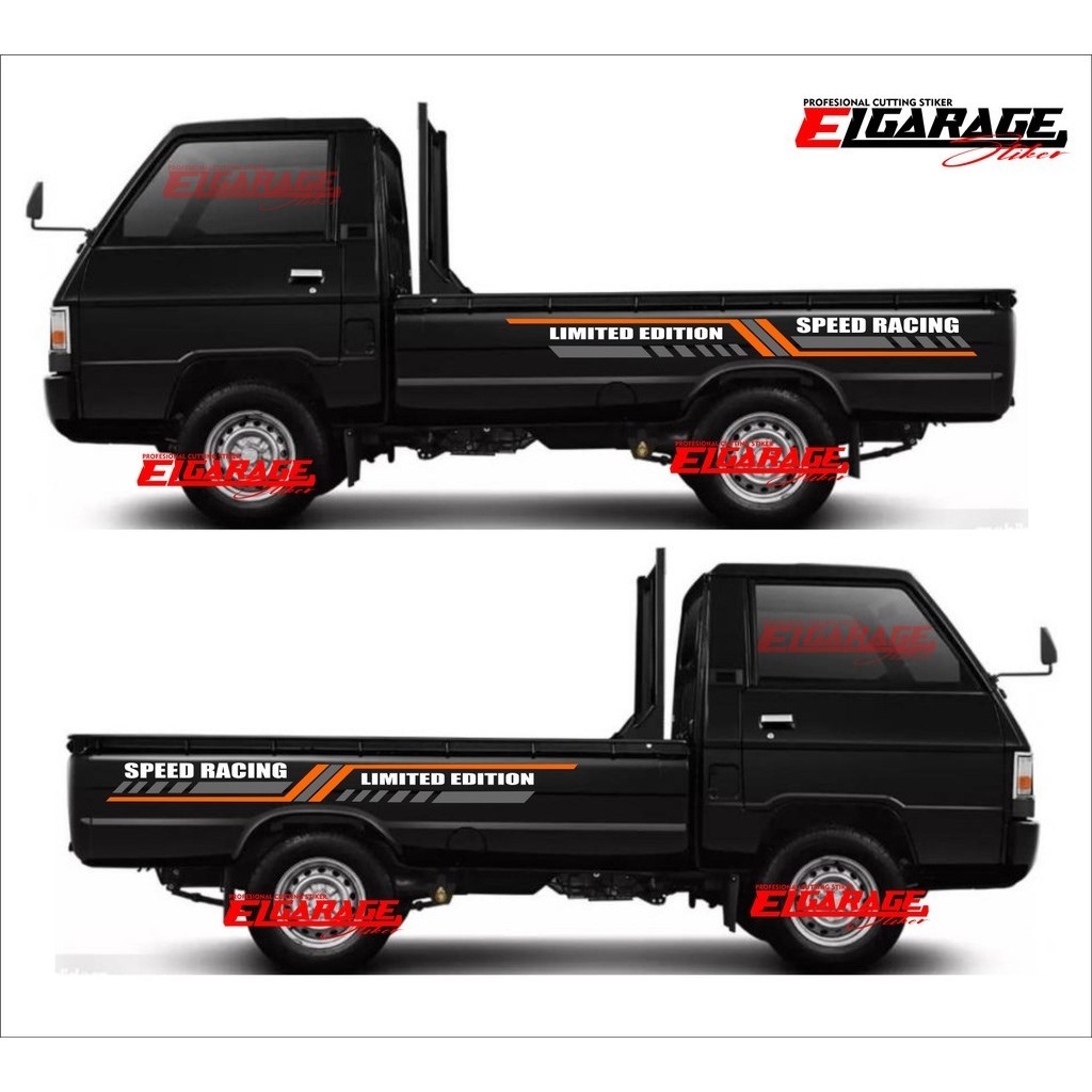 L300 car racing speed sticker, l300 car body variation sticker | Shopee ...