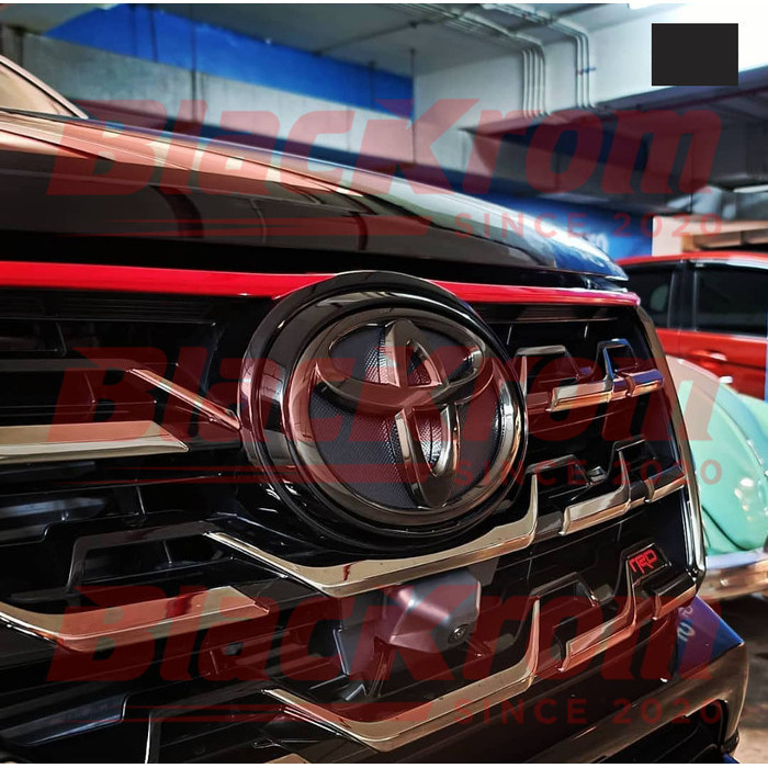 Toyota Fortuner 2016 - 2023 Black Chrome Front Emblem Logo | Shopee ...
