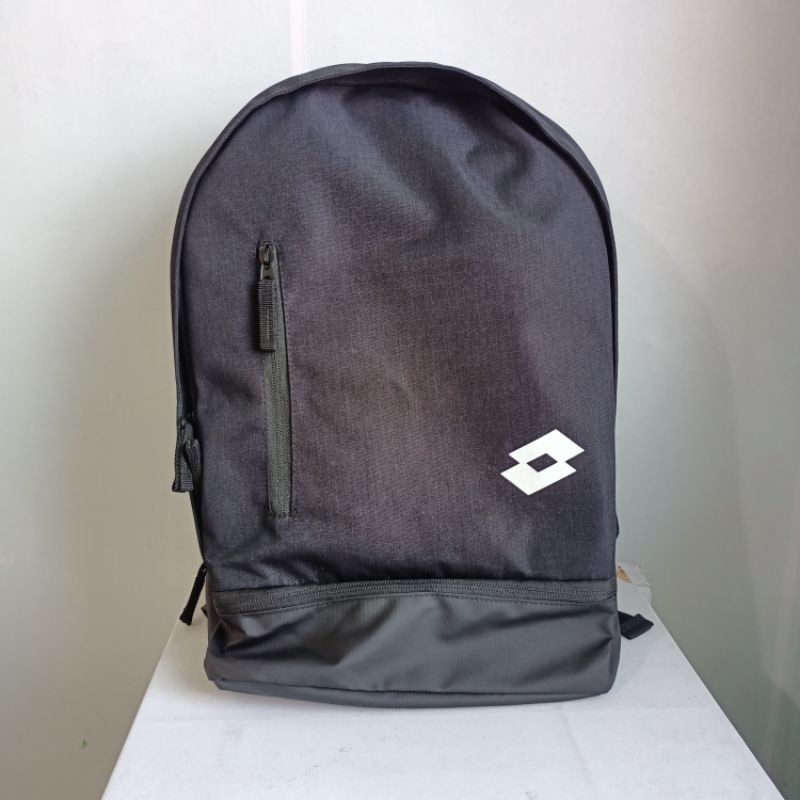 Lotto Backpack Antoli Black (With laptop slot) | Shopee Philippines