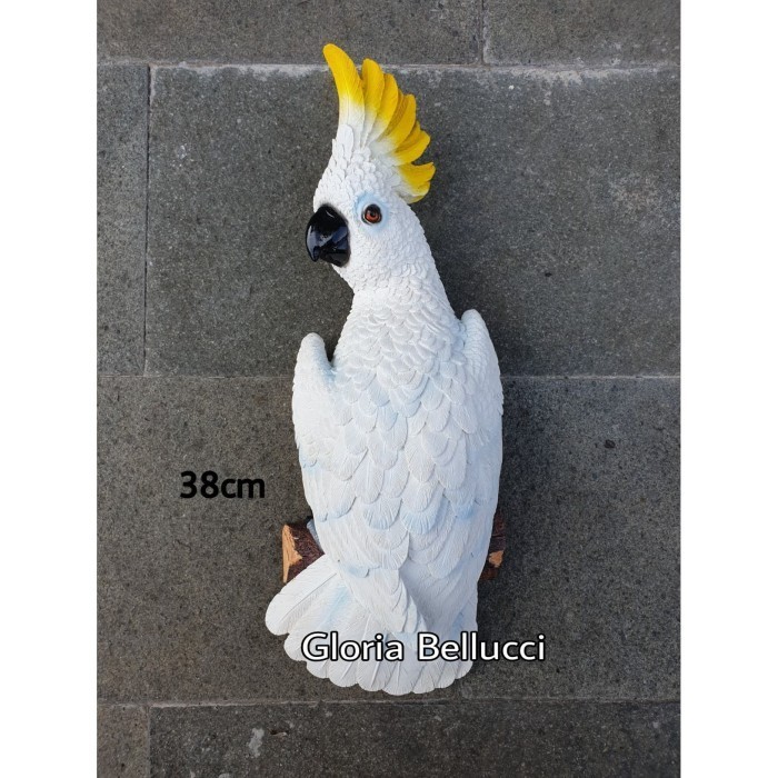 Old Cockatoo Bird Display Statue Wall Hanging Garden | Shopee Philippines