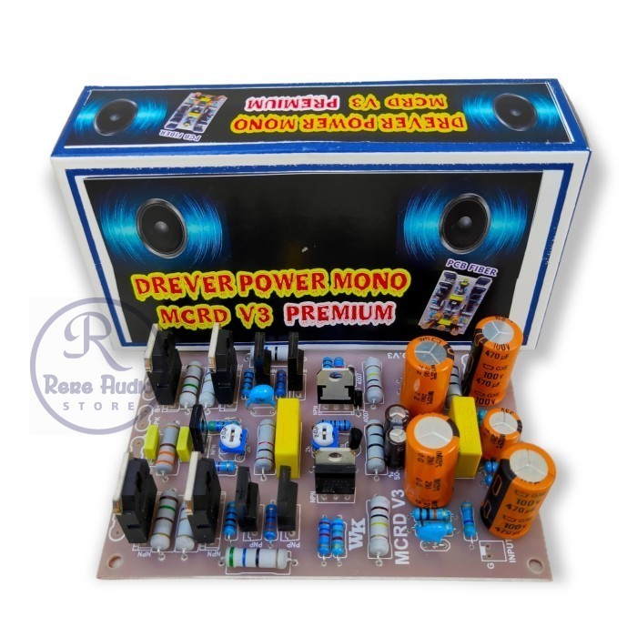 !! Mcrd V3 Driver Kit Power Amplifier Mono Low Sub Ready Sis | Shopee ...