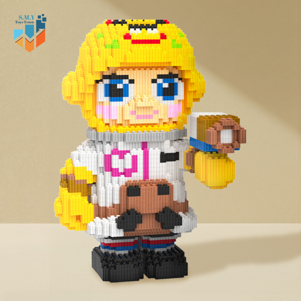 Tsc Nano Blocks Space Molly 3D Model, Building Block Toy, Animation ...