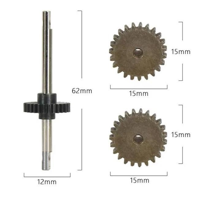 Upgrade Mn78 Metal Gearbox Transmission Gear Set Motor Pinion Gear ...