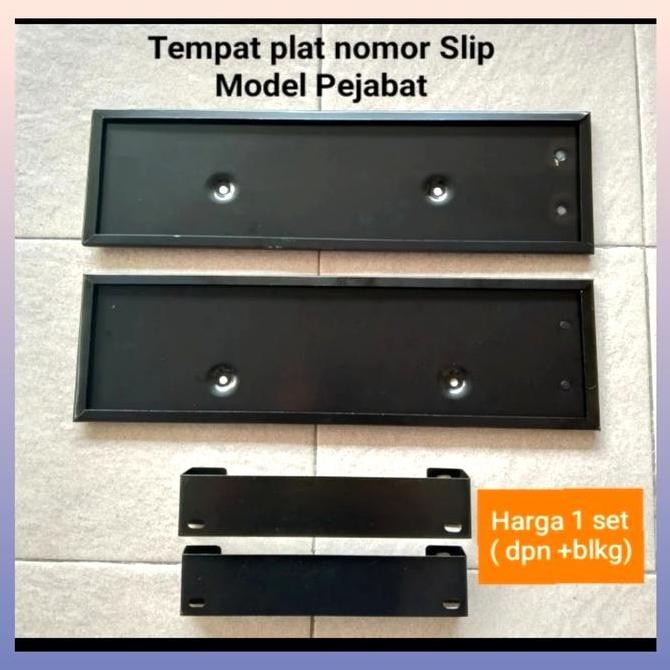 Black Official Model Slip Number Plate Holder/Holder (price 1 Set ...