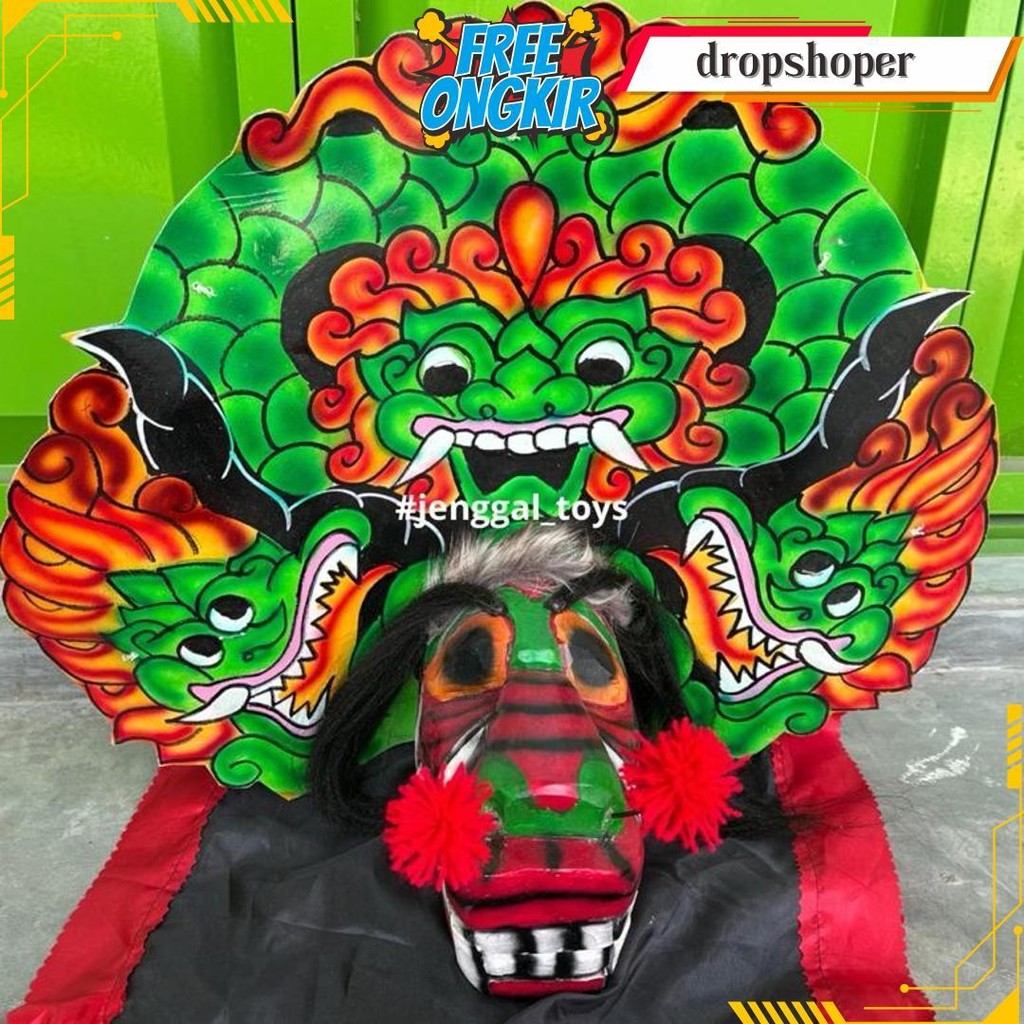 Premium Children's Wooden Barongan with Extra Long Cloth Bonus | Shopee ...