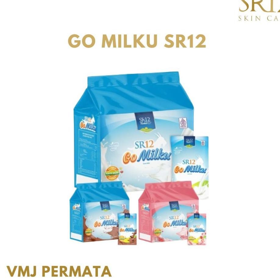 Sr12 Go Milku 40 Sachets Etawa Goat Milk to Maintain Body Health Bpom ...
