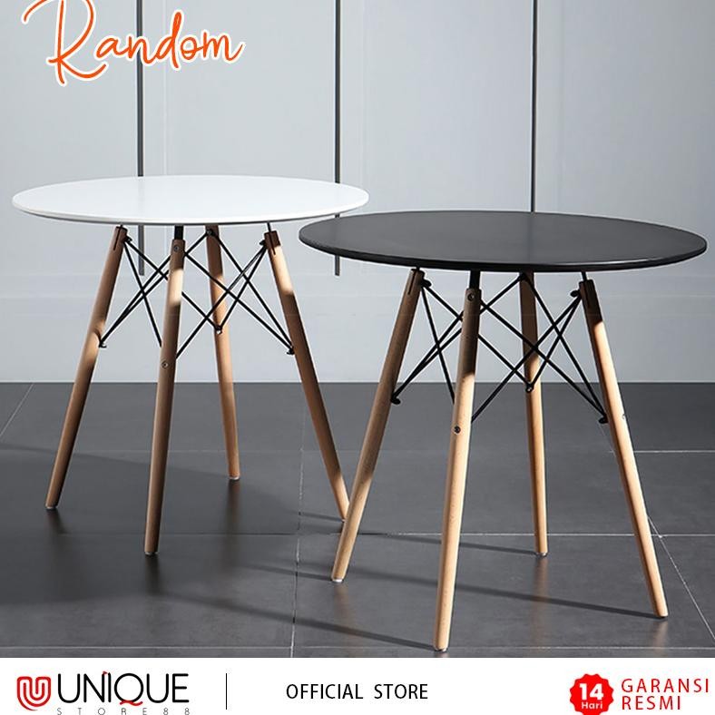Minimalist Round Table Cafe Table Dining Table Living Room Table Eames ...