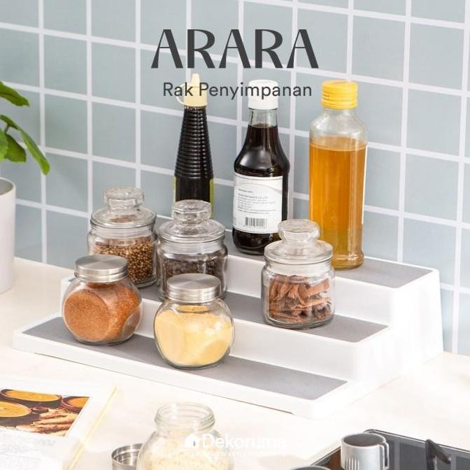 Dekoruma Arara Multi-Tiered Storage Rack - Kitchen Spice Rack | Shopee ...