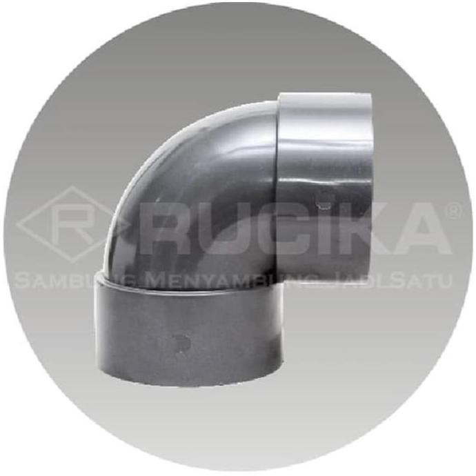 Keni / Elbow / Knee RUCIKA D 8 inch / Connection L pipe MS | Shopee ...