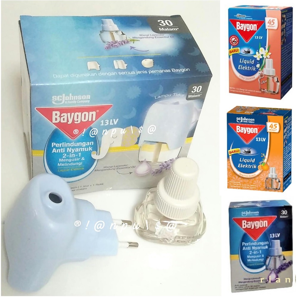 Baygon Electric Liquid Electric Mosquito Repellent Tool Baigon Electric ...