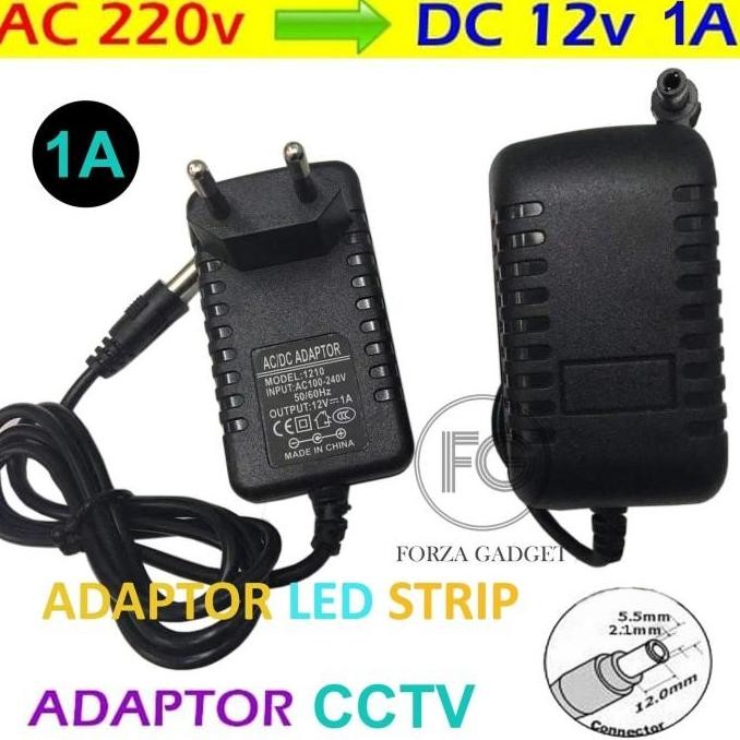 Hikvision Cctv Adapter & Led Strip 12V 1A Original Real Power Supply ...