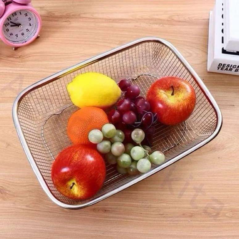 1 Set Stainless Steel Tray Strainer Oil Drainer/ Food Drying Try ...