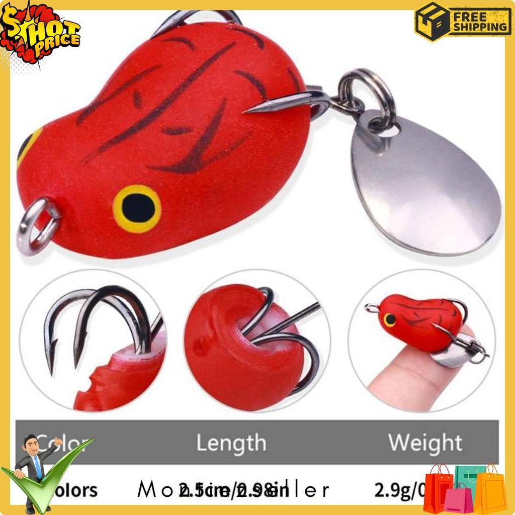 Mini Soft Frog Fishing Bait 2.5Cm/3.2G - 4Cm /6Gr Frog Casting Soft ...