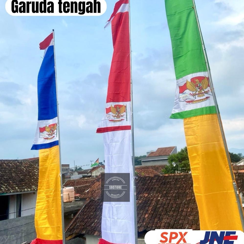 New 3.7M Long Semi Garuda Flag | Shopee Philippines