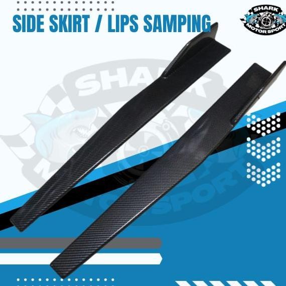 Side Skirt / lips Bumper / Side Lips Carbon 86cm Universal Best ...