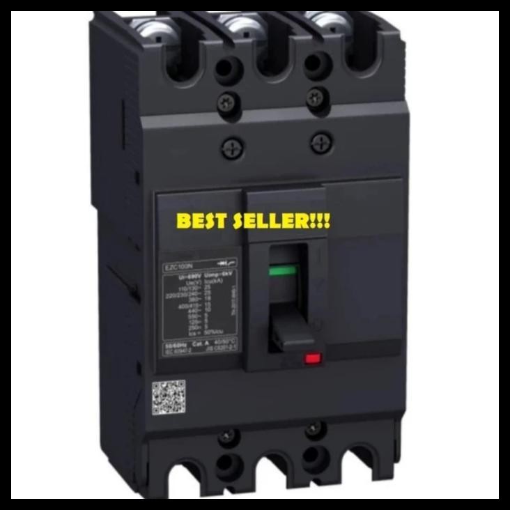 NEWEST MCCB 80A 3P EZC100N 18KA 3POLE EZC100N3080 !! | Shopee Philippines