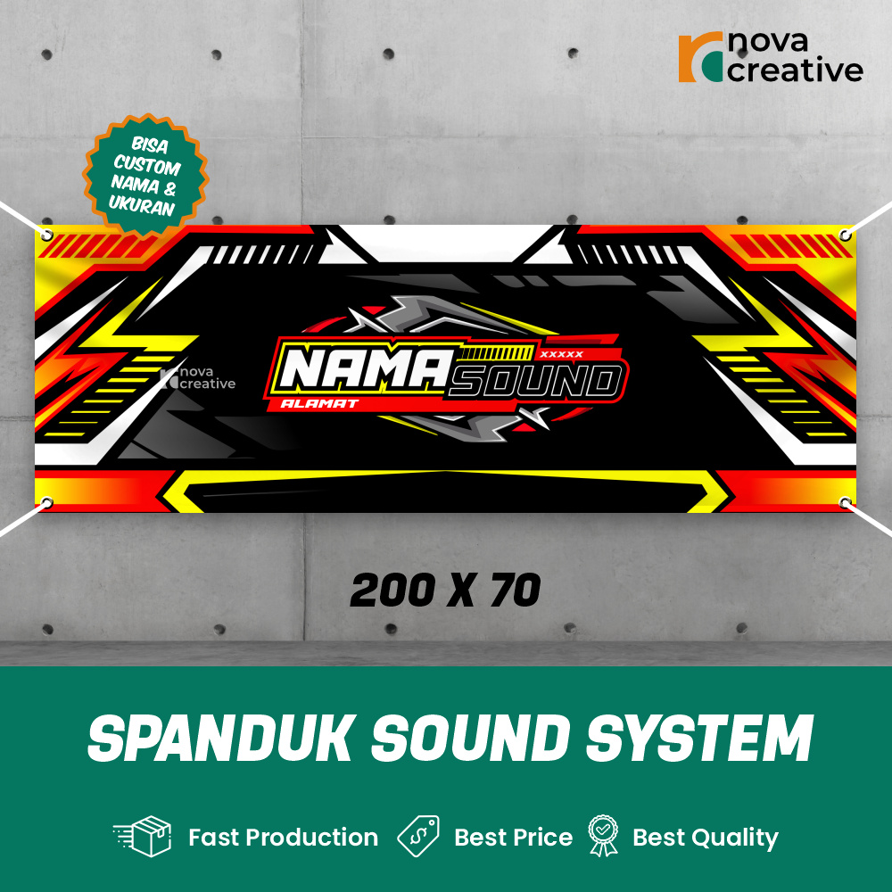 Free Custom Banner Printing Services Mesh Audio Banner Design | Shopee ...