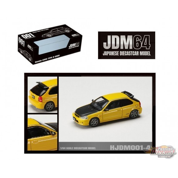 Jdm64 Honda Civic Type R EK9 JDM Style Yellow HJDM001-4 | Shopee ...