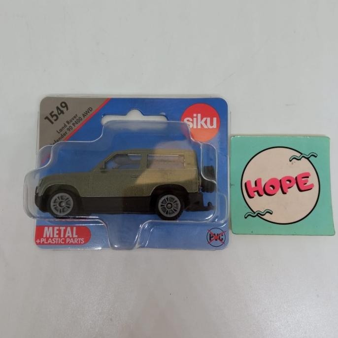 SIKU Diecast Elbow Car 1549 Land Rover Defender 90 P400 AWD Original ...