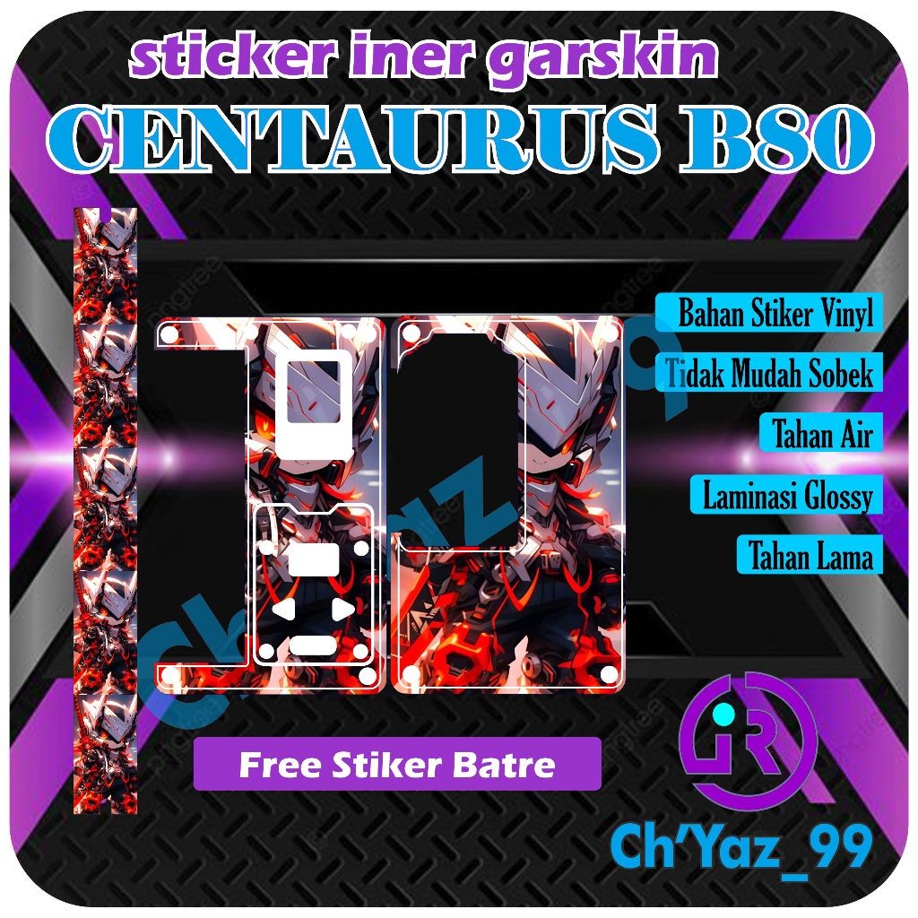 *Premium Quality* Chyaz99 B80 Iner Glossy Lamination 26 Garskin Custom ...
