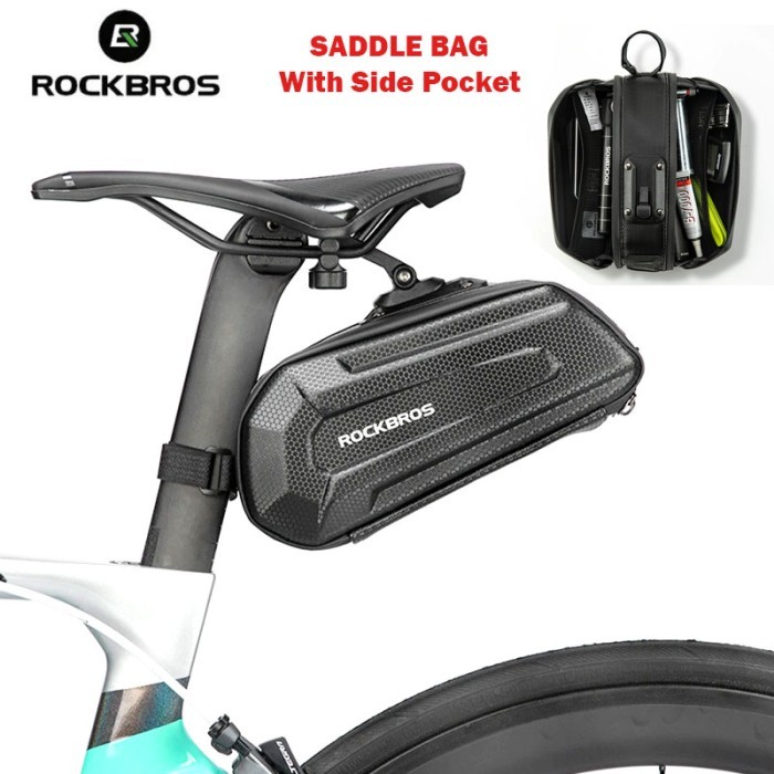 Rockbros B69 3D Bicycle Saddle Bag Hard Shell Cycling Saddle Tail Bag ...