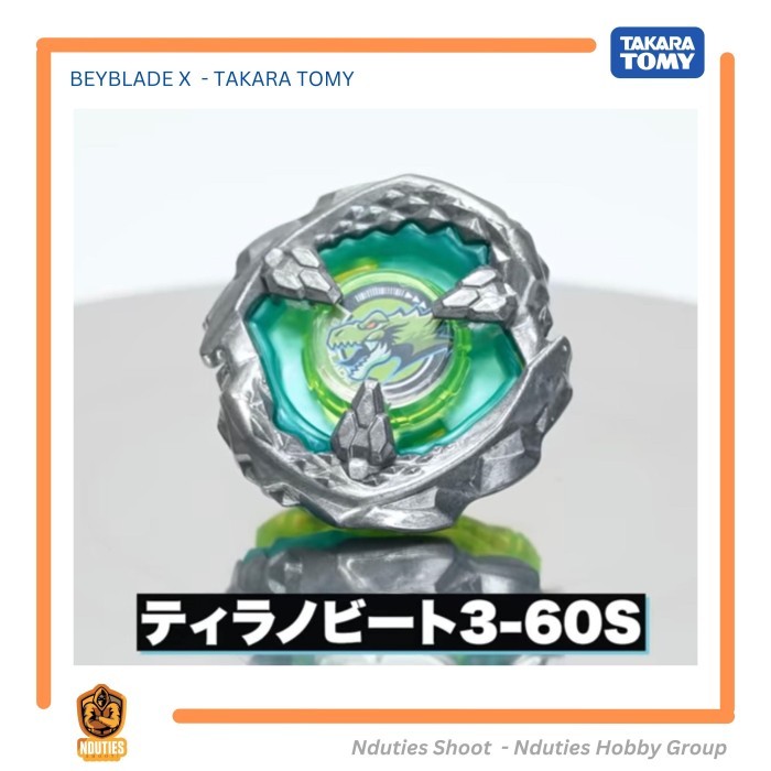 BX-31 02 Beyblade X Tyranno Beat 3-60 Spike Takara Tomy Original ...