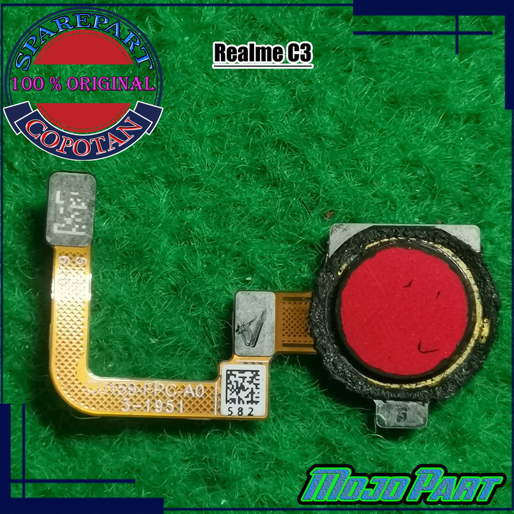 Realme C3 Flexible Fingerprint Sensor Fingerprint Original Copotan ...