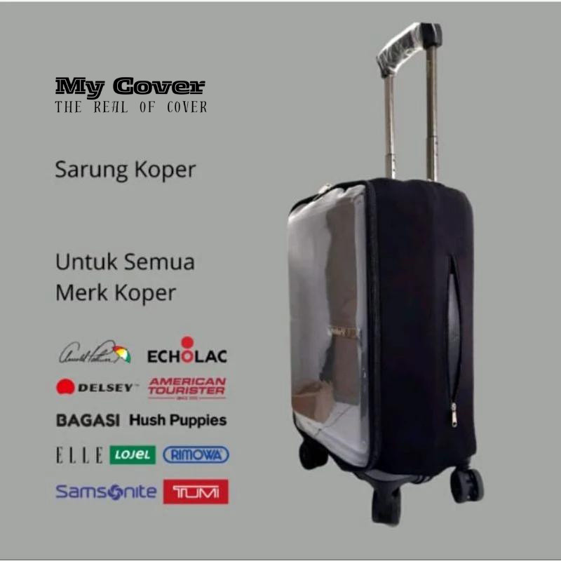 Luggage Suitcase Protective Cover Plastic/Ka Suitcase + Cloth | Shopee ...