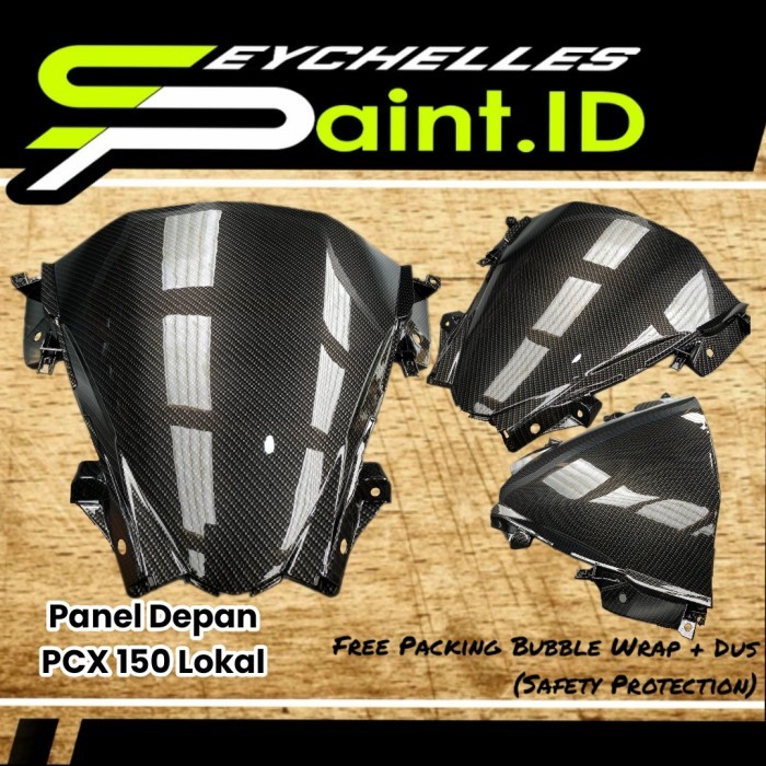 LOKAL Front Panel Carbon Cover for Pcx 150 Local K97 Number Plate with ...