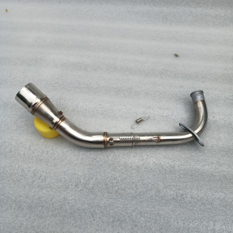 Highmount stainless Big ellbow inlet 51mm EXHAUST For Mio Sporty Mio i ...