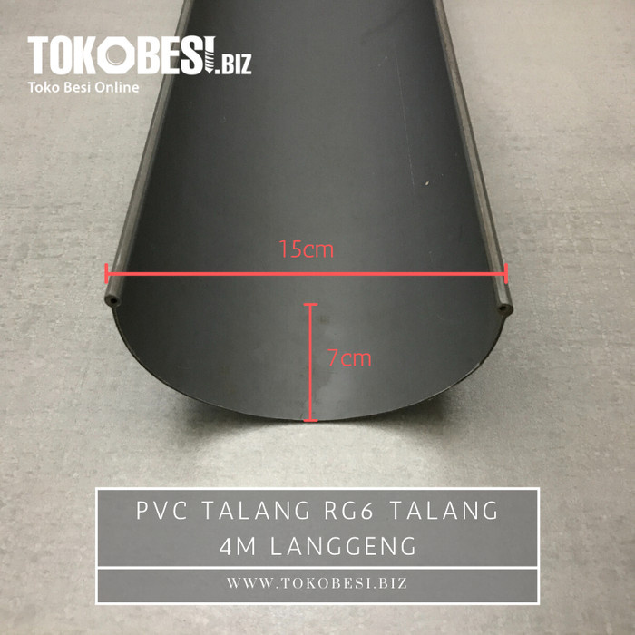 Pvc Gutter RG6 gutter 4m Durable | Shopee Philippines