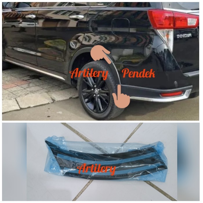 Over Fender Body Kit Short Rear Bumper Innova Venturer | Shopee Philippines