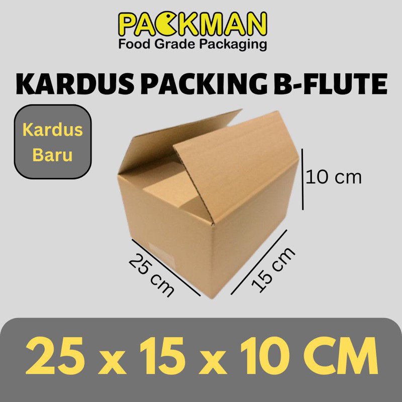 Cardboard PACKING 25x15x10 cm / CORUGATED B-FLUTE CARTON BOX / ONLINE ...