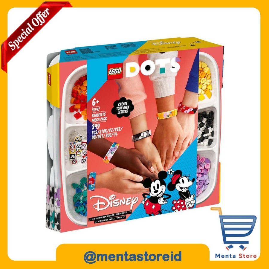 Lego Dots 41947 Mickey & Friends Bracelets Mega Pack | Shopee Philippines