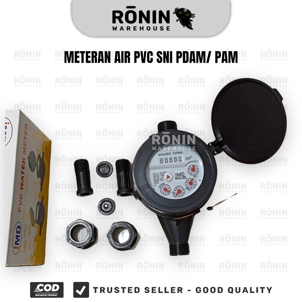 IMD Plastic PVC Water Meter SNI PDAM PAM Water Meter | Shopee Philippines