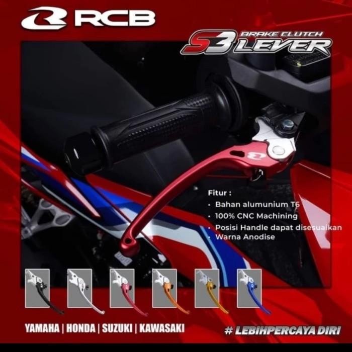 Brake and clutch Handle set S3 Lever by RCB Yamaha XSR 155 Silver Best original | Shopee Philippines