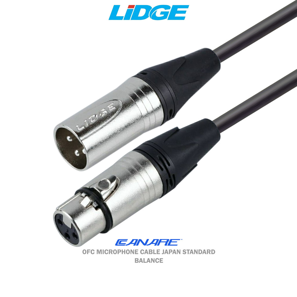 Lidge | Canon XLR Male To XLR Female Balance In-Out Jack Audio Mixer ...