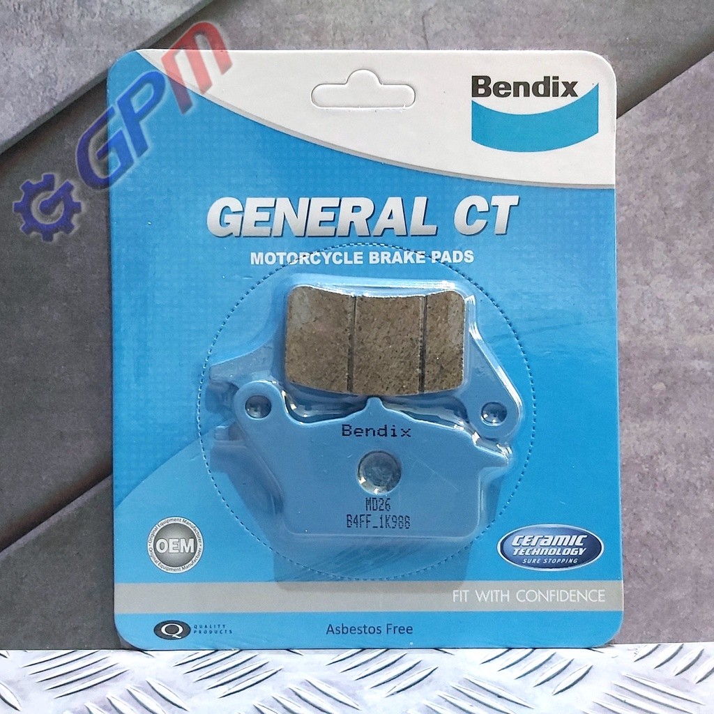Bendix MD26 Revo Fit, Revo Abs, Sonic 150 New, Supra GTR 150 - Blue ...