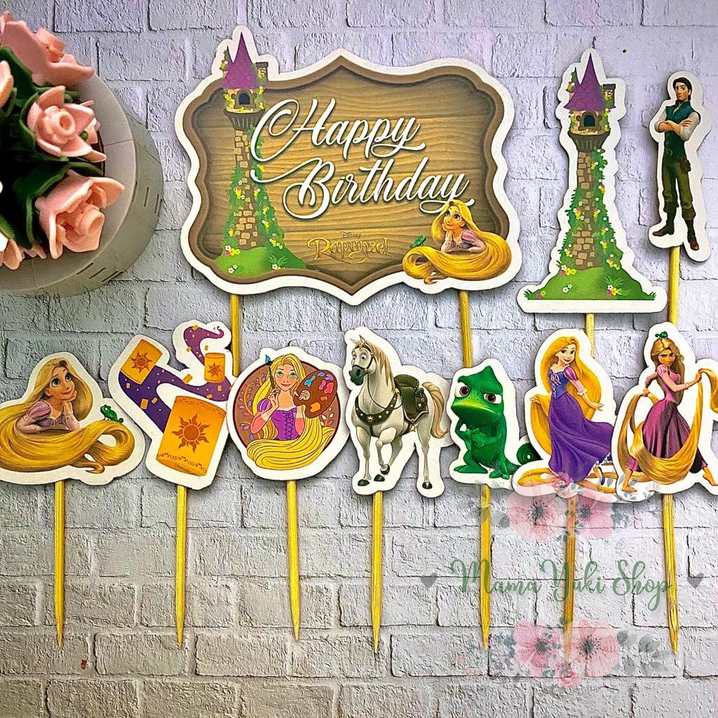Princess RAPUNZEL TANGLED Character Children's Birthday Cake Decoration ...