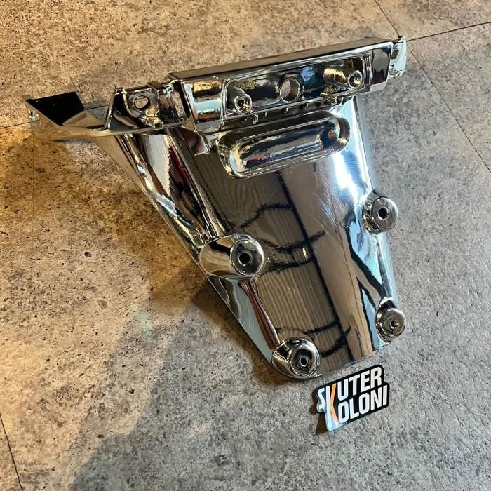 Piaggoo Rear Rear Fender Vespa S 150 2v 3v 125 iget - chrome Original ...