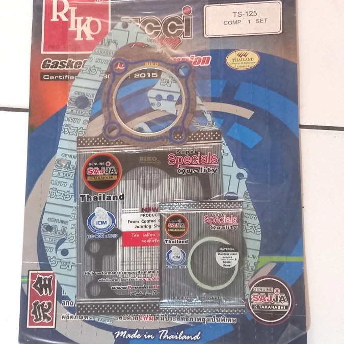 Gasket Fullset Suzuki Ts125 Riko Perpak Fullset Suzuki Ts125 Gasket Full Set Suzuki Ts125 Gasket ...