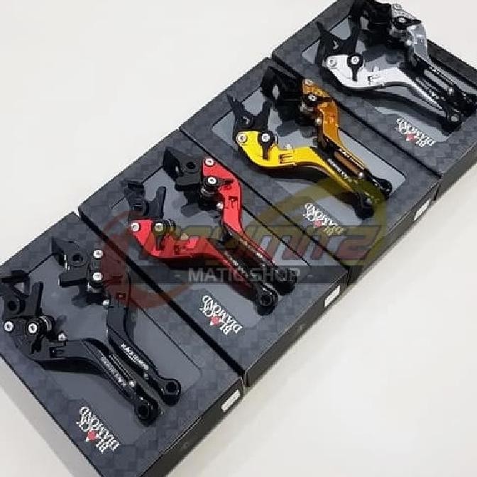 ORI - BLACK DIAMOND YAMAHA XMAX 250 / 300 FOLDING BRAKE DARK HANDLE ...
