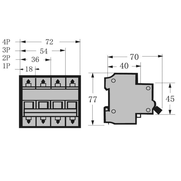 [10A] Mcb DC C10 10A 250V 2P CIRCUIT BREAKER SOLAR PV PANEL SOLAR PLTS ...